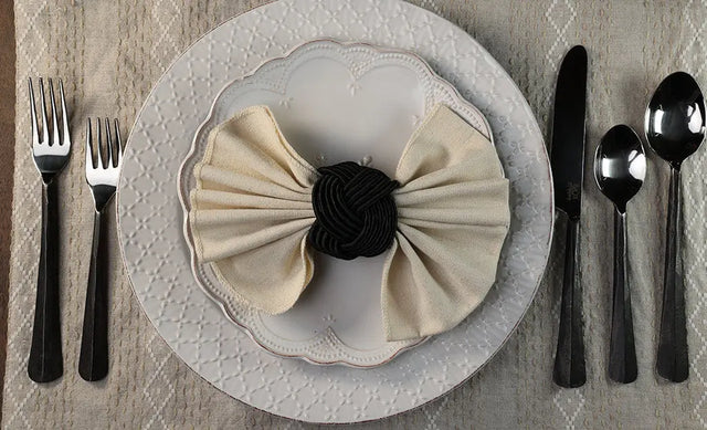 How To Set A Greek Table Setting - INOX Artisans