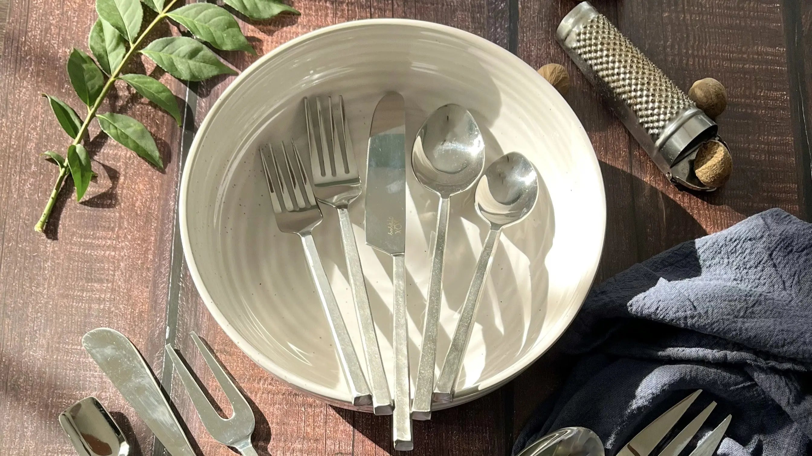 Rustic Flatware - Handmade for Living - INOX Artisans