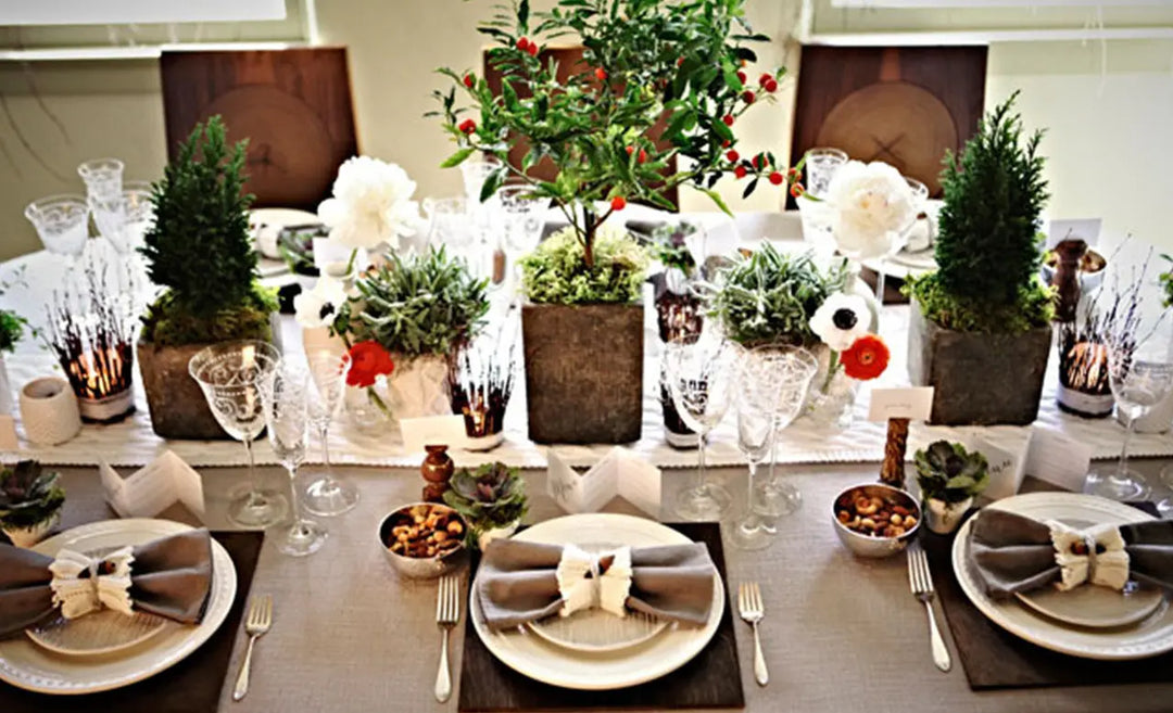 Table Setting Ideas For Winter Dinner - INOX Artisans