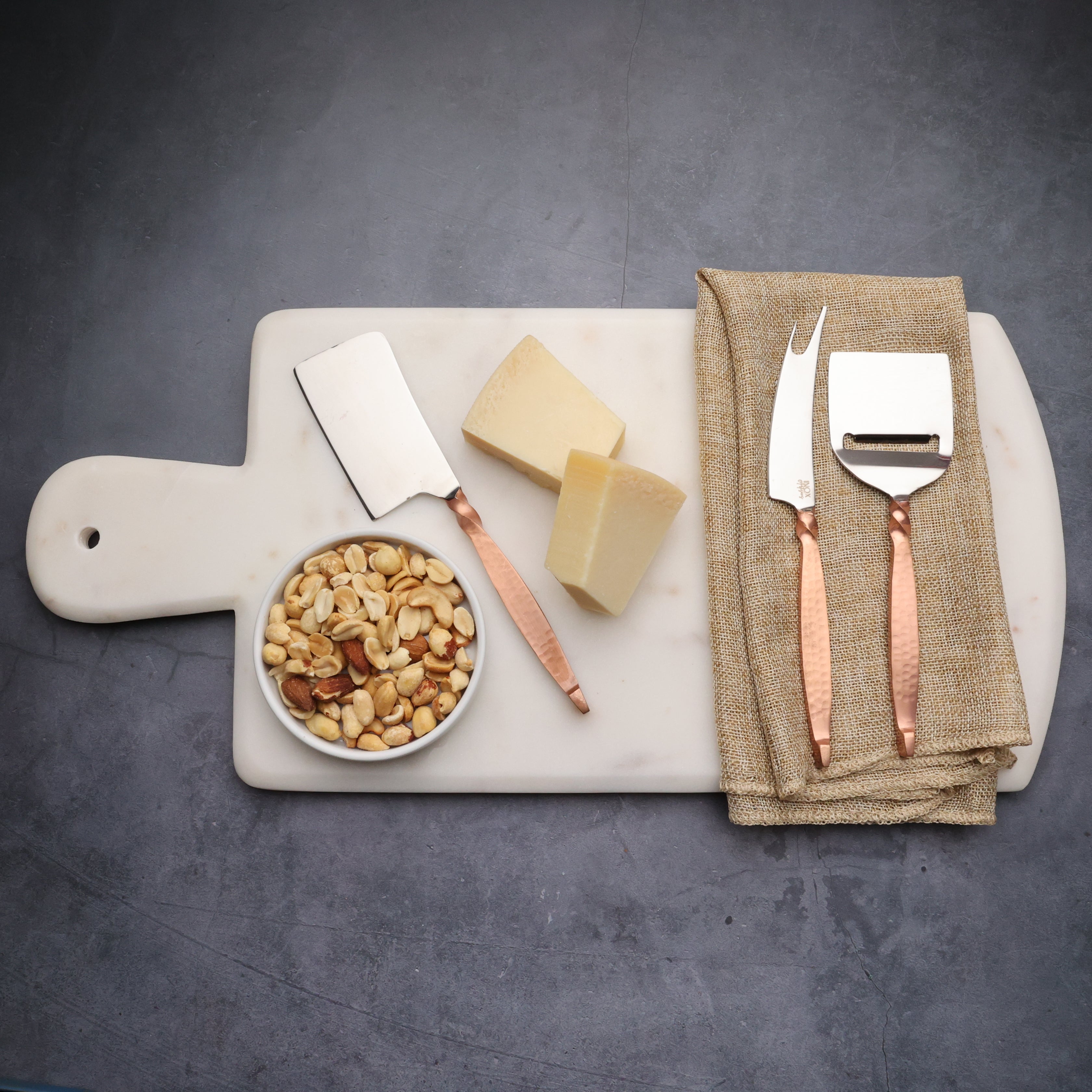 TWISTED URBAN CHEESE KNIFE 3 PC. SET - INOX Artisans