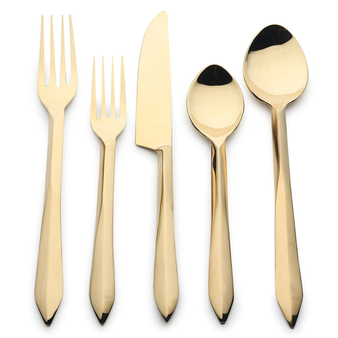 Estique PVD 5 Pc. Flatware Set - INOX Artisans