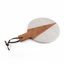 Cupid Marble Platter - Elegant Marble Wood Round Platter
