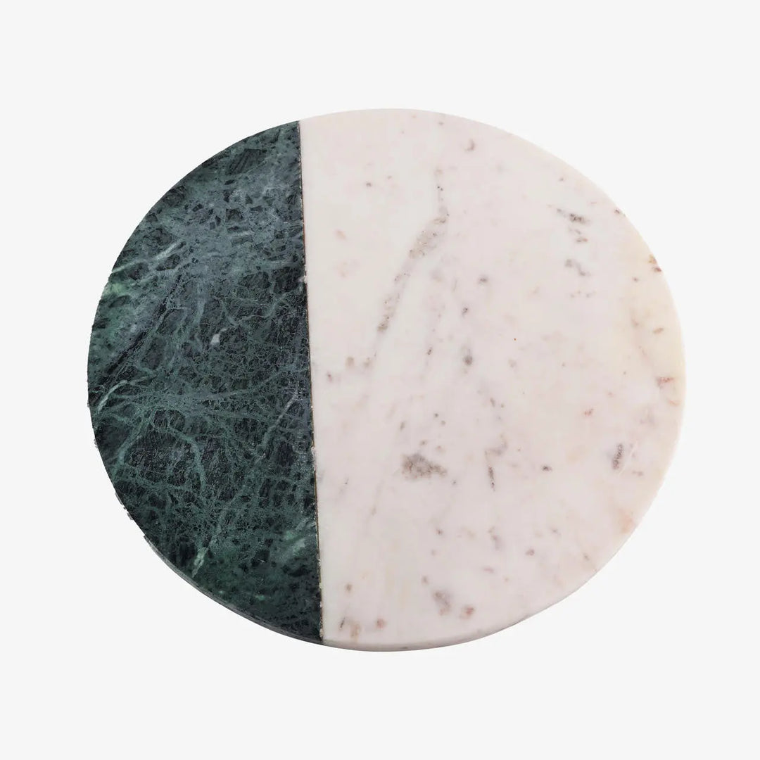 Round Marble Cheese Board - Perfect for Serving & Cutting