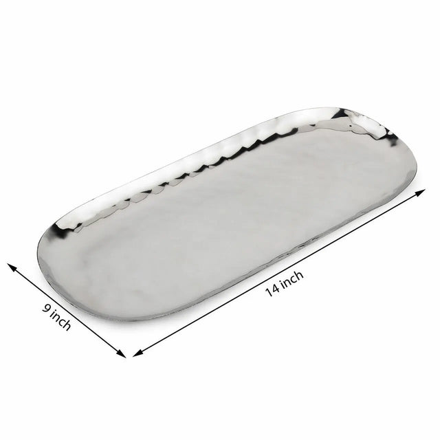 Hammered Condiment Set for Elegant Dining - 7 Pc.