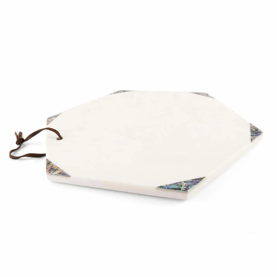 Hexagonal Marble Board - Ovada Marble Charcuterie Board