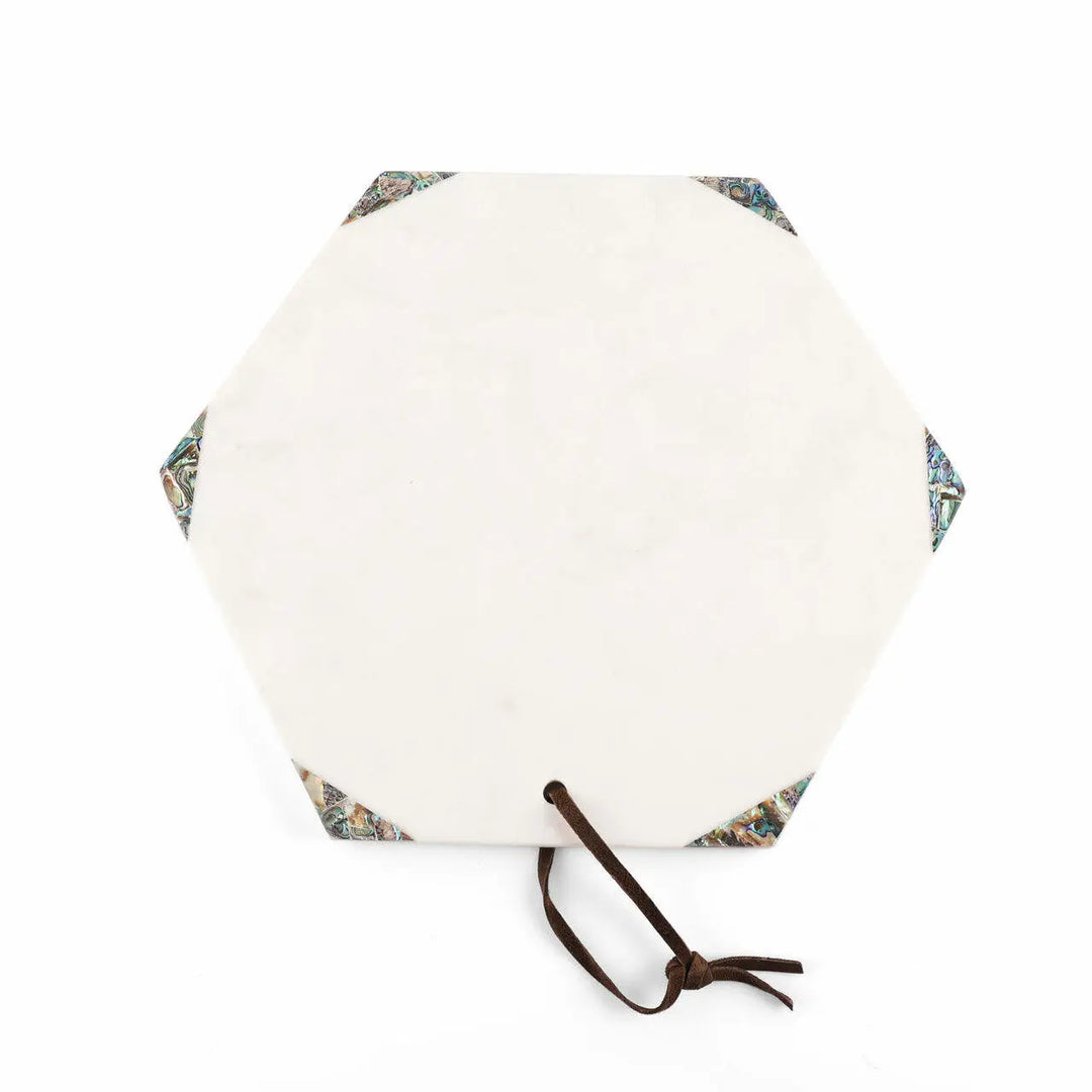 Hexagonal Marble Board - Ovada Marble Charcuterie Board