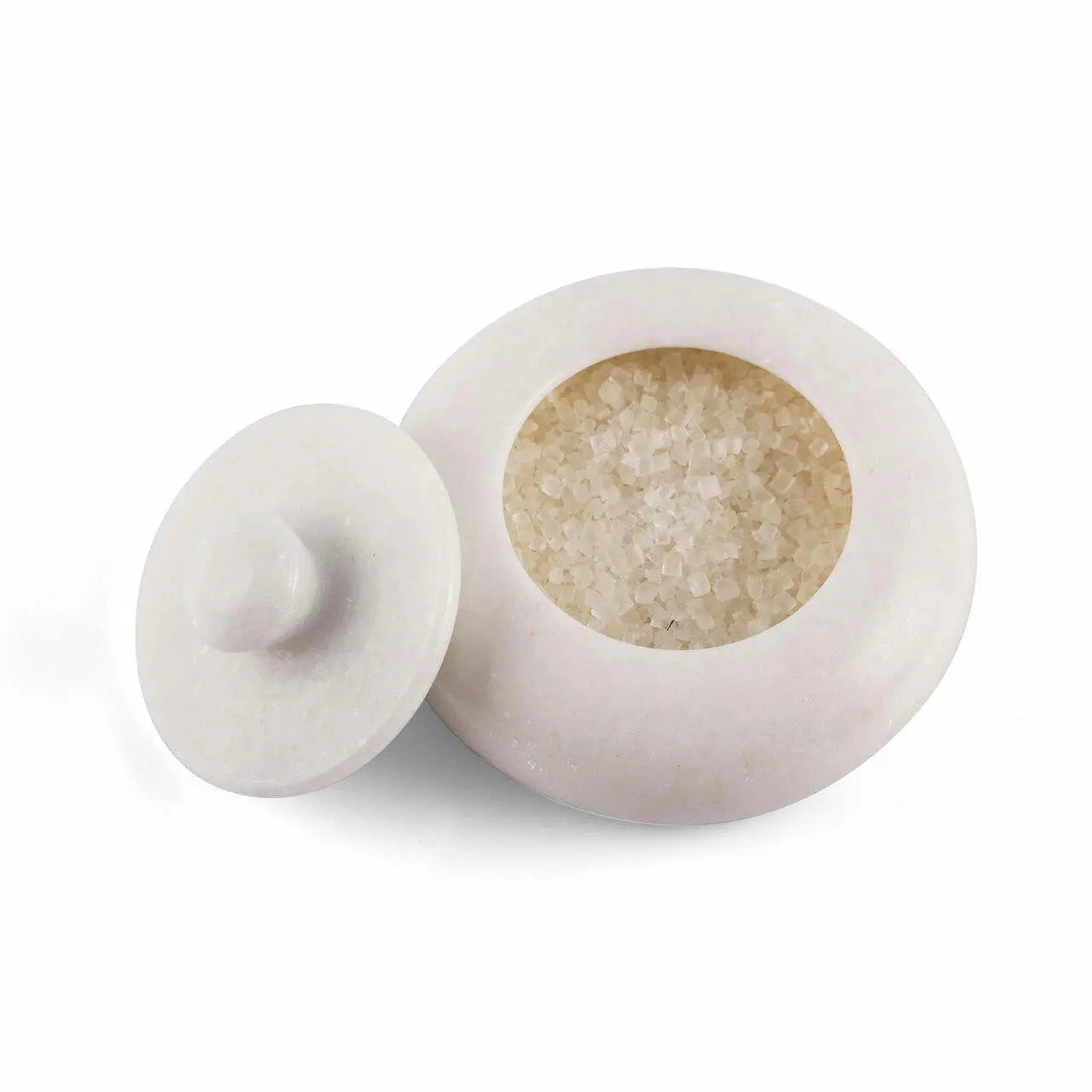 Salt Cellar with Lid - Elegant Marble Design | Shop Now!