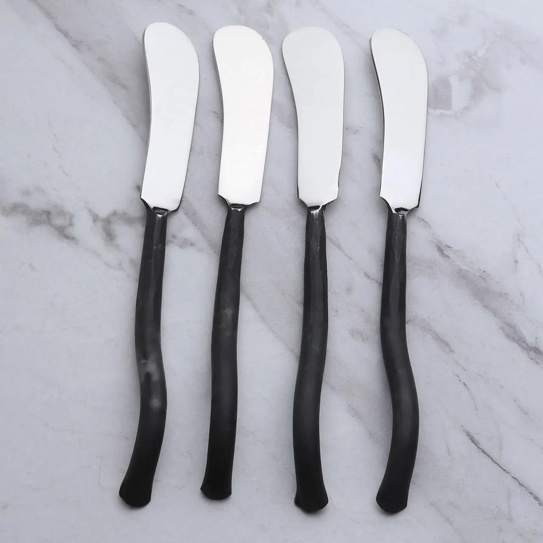 Twig Butter Knives - Elegant 4 Pc. Cheese Spreader Set