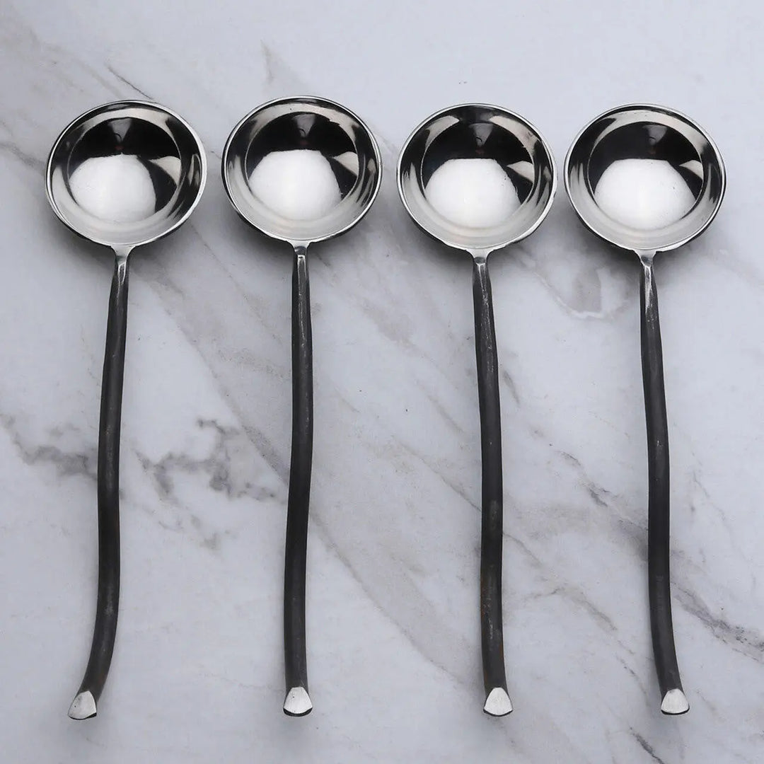 Twig Sugar Spoon 4 Pc. Set | Inox Artisans
